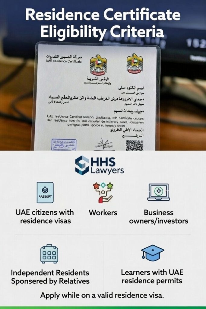 Residence Certificate in the UAE | Process, Documents & Uses